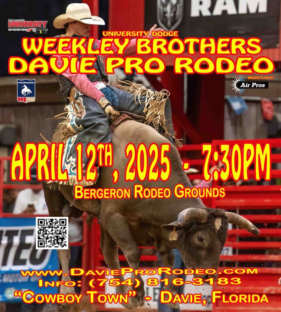 Weekley Brothers Davie Pro Rodeo at Bergeron Rodeo Grounds at Bergeron ...