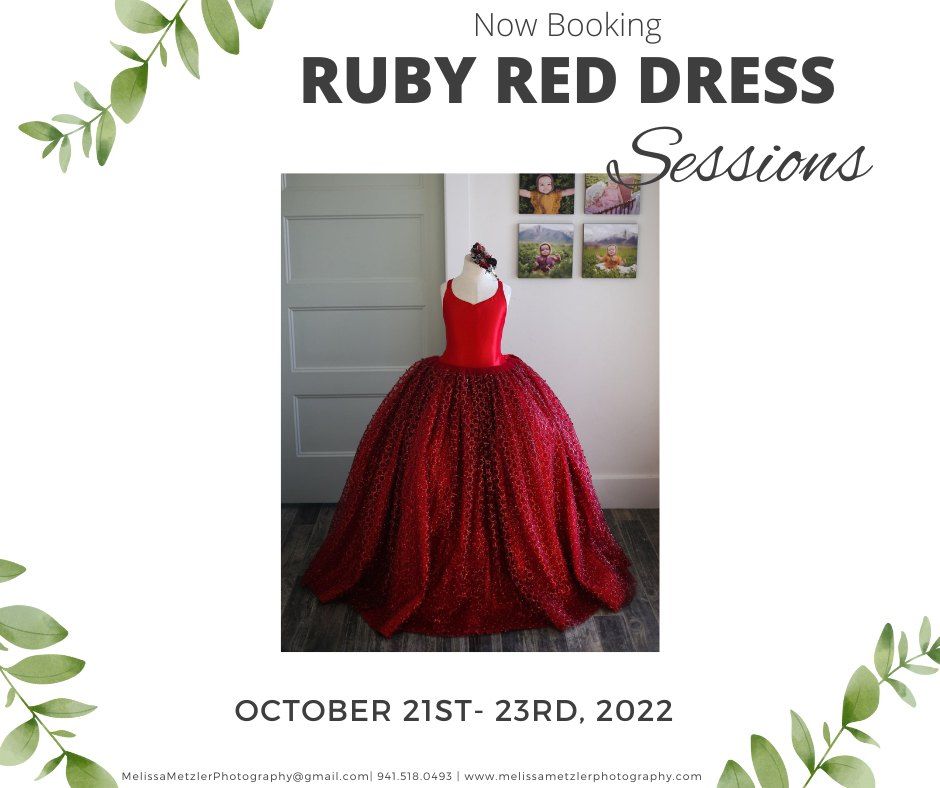 Ruby Red Dress Session | Arlington Park Playground, Sarasota, FL ...