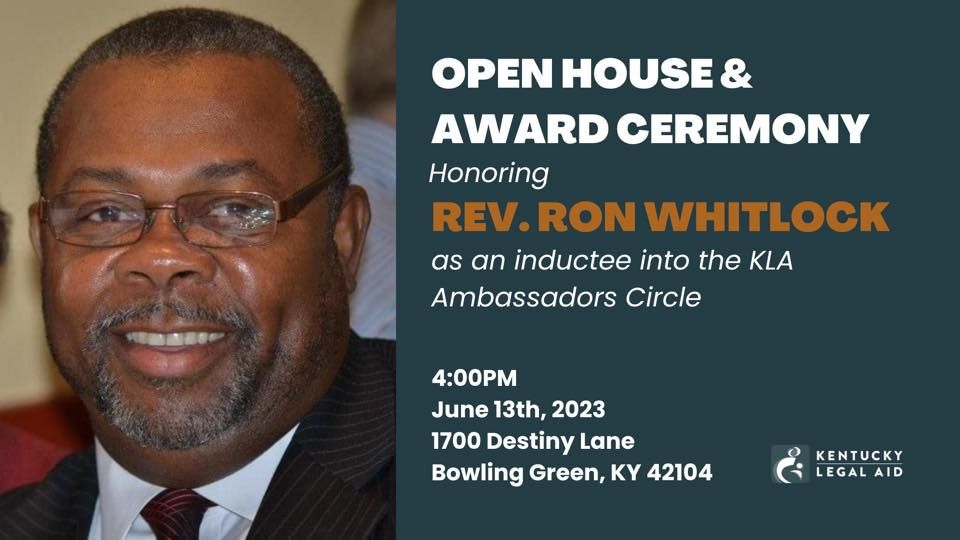 KLA Open House and Award Ceremony for Rev. Ron Whitlock at 1700 Destiny ...
