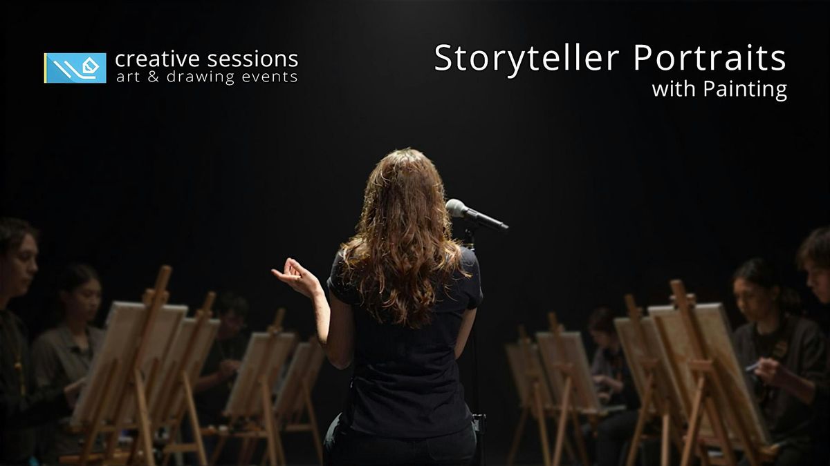 Storyteller Portraits with Painting at CISpace Coworking Café, Berlin ...