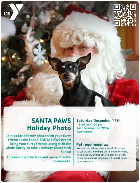 Santa Paws Photo Event at East Communities YMCA | YMCA of Austin on ...