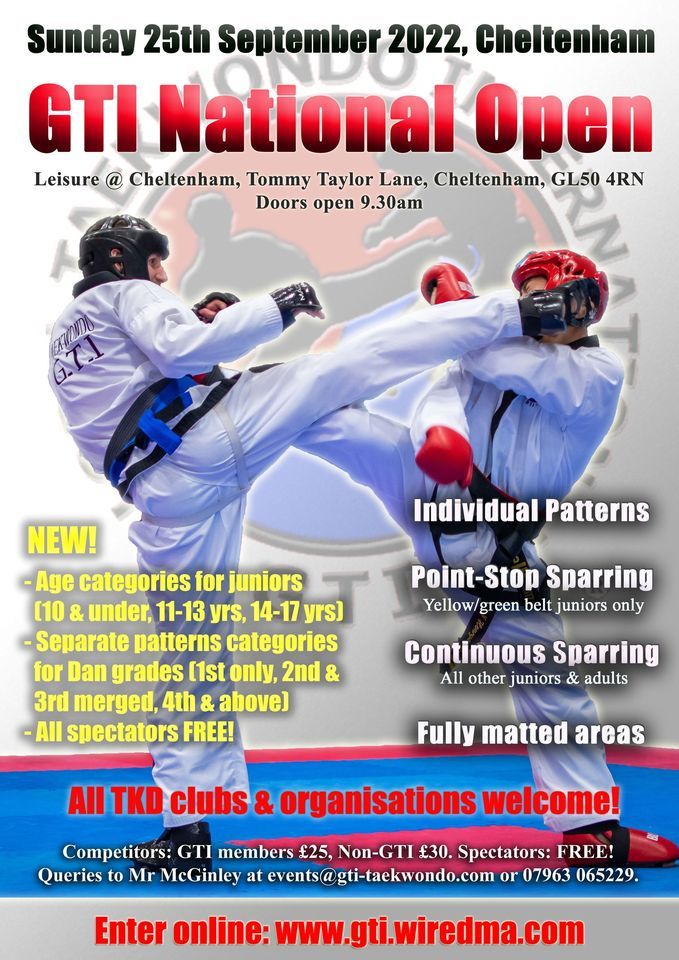 2022 GTI National Open | Leisureat cheltenham | September 25, 2022