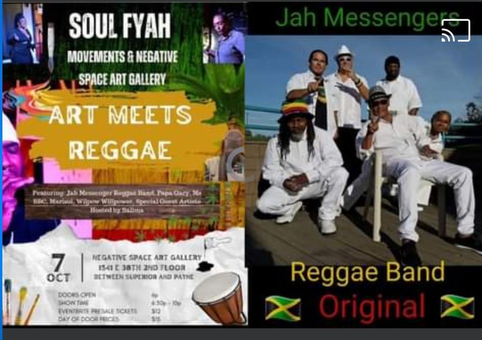 Jah Messengers Reggae Band and More Art Meets Reggae | Negative Space ...