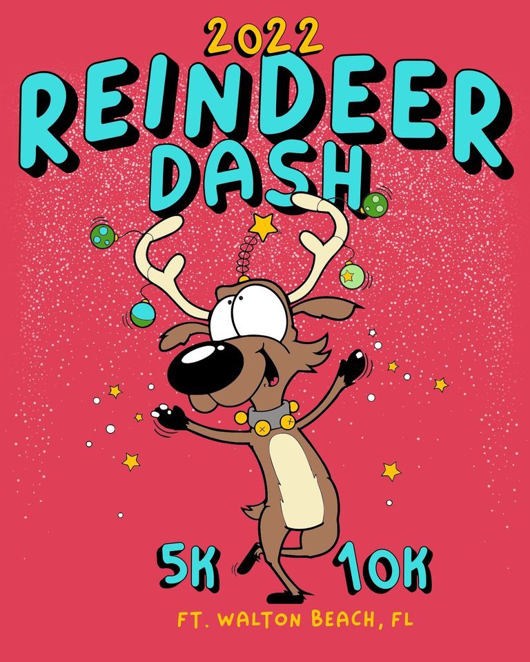 Reindeer Dash 5k/10k 2022 | Run With It, Fort Walton Beach, FL ...