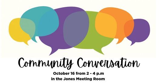 Community Conversation | Johnson City Public Library | October 16, 2021