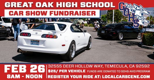 Great Oak High School Fundraiser at Great Oak High School, Temecula on ...