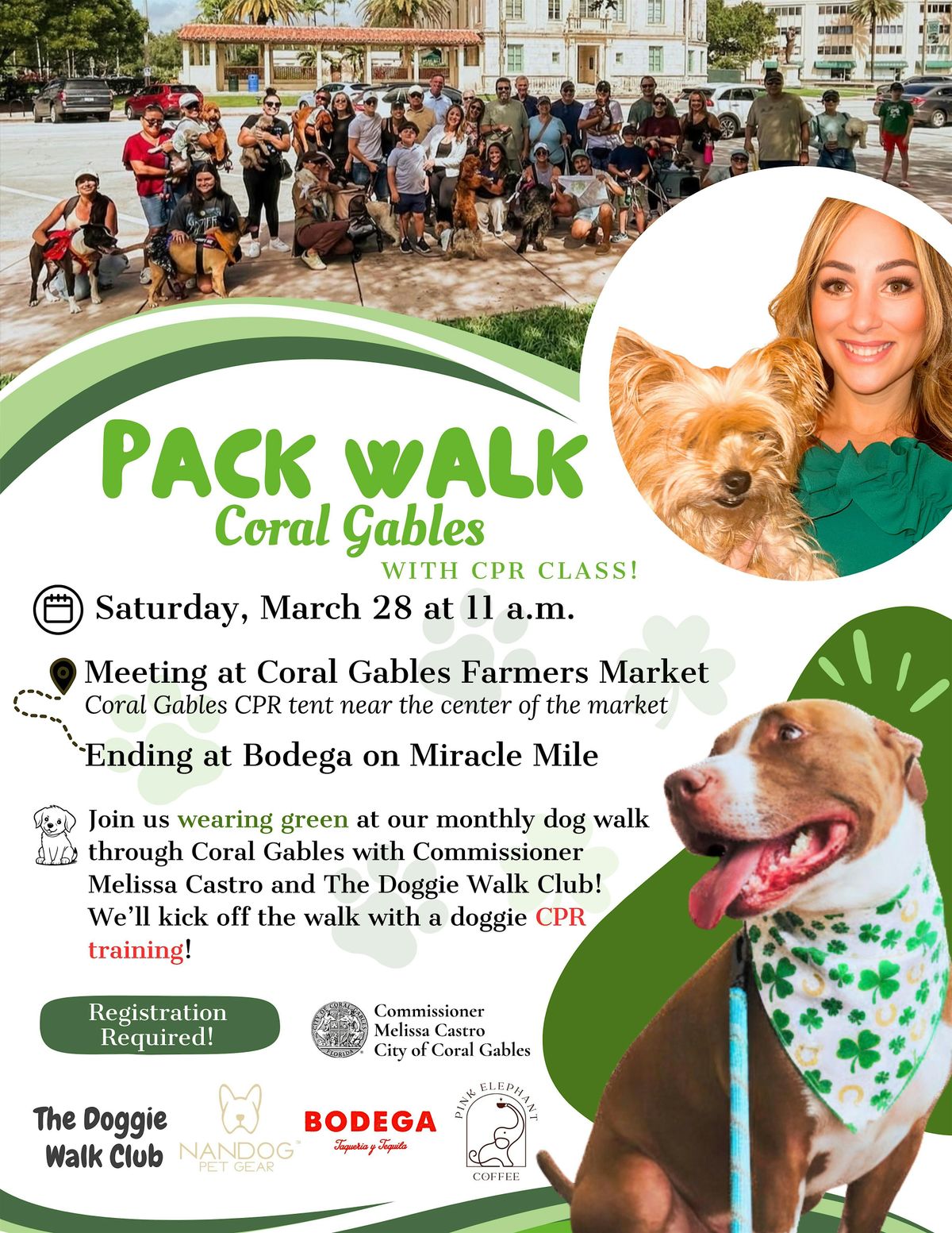 Community Dog Walk with Commissioner Melissa Castro & The Doggie Walk ...