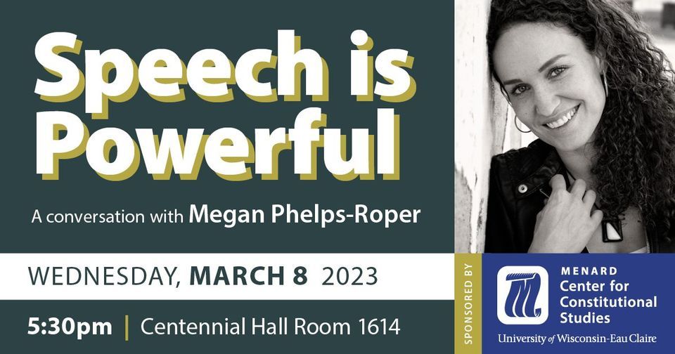 Speech is Powerful: A conversation with Megan Phelps-Roper | University ...