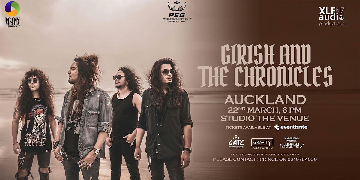 Girish And The Chronicles 2026 - Auckland at Studio The Venue, Auckland ...