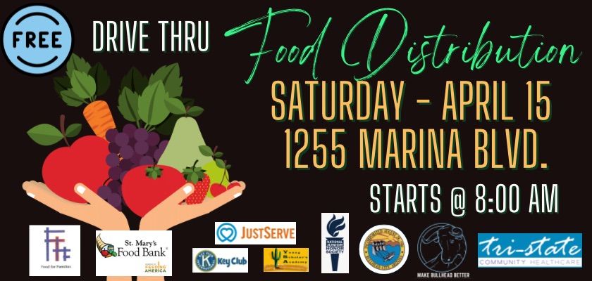 FREE Drive Thru Food Distribution at Bullhead City Council Chambers on ...