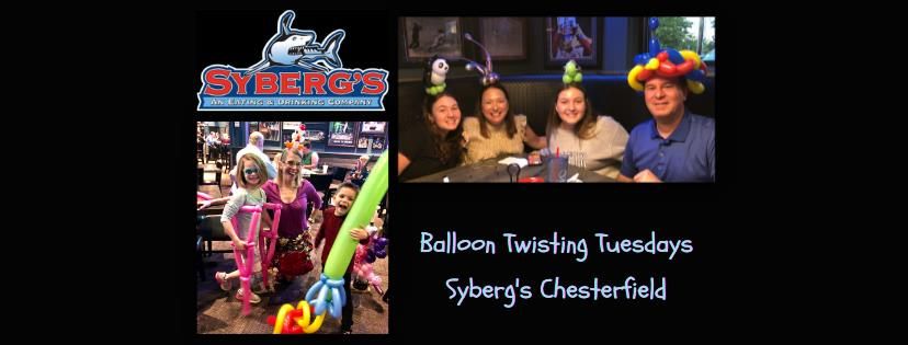 Balloon Twisting Tuesdays at Sybergs Chesterfield at Syberg's ...