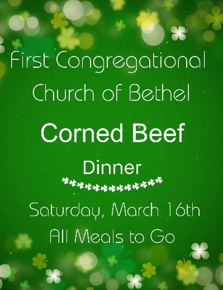 FCCB Drive-by Corned Beef Dinner, Saturday, March 16, 2024 at First ...