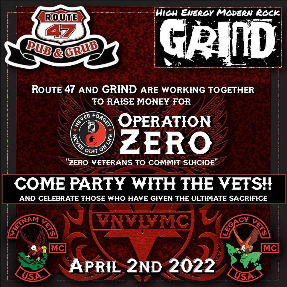 Operation Zero Veterans Attempt Suicide at Route 47 Pub & Grub, Circle ...