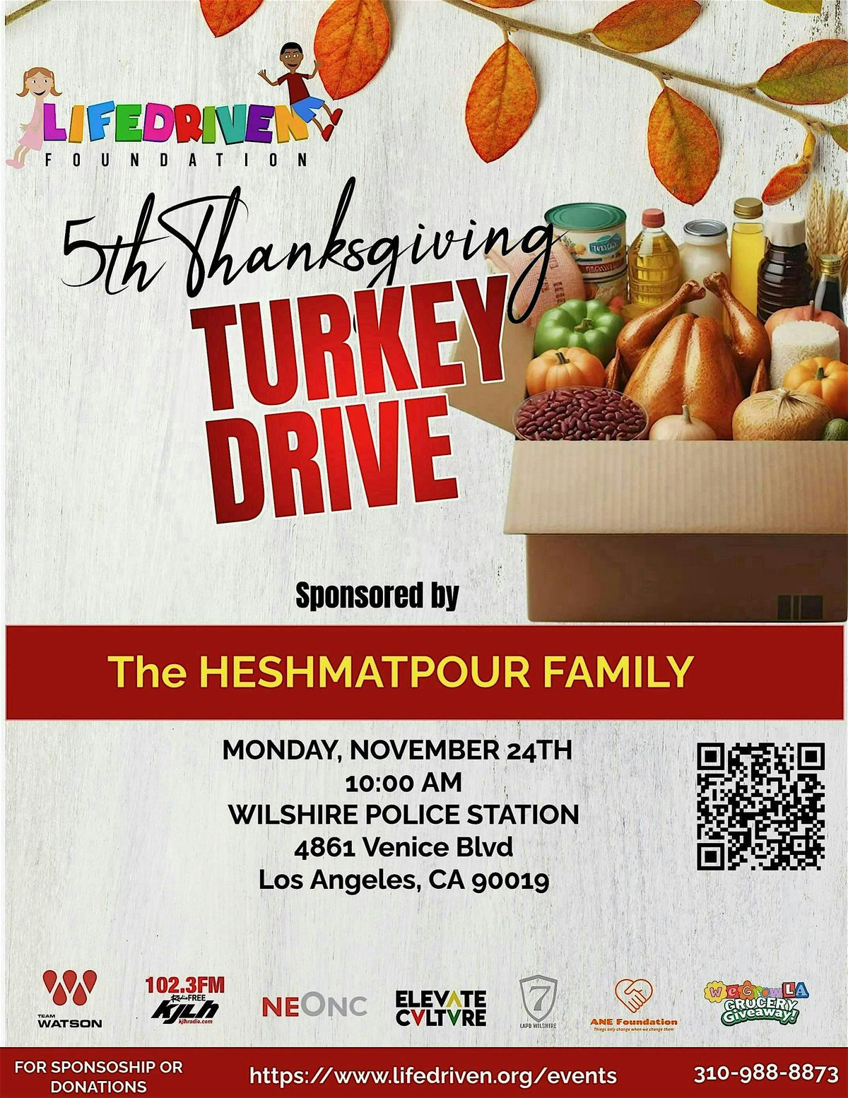 5th Annual Thanksgiving Turkey Drive at Wilshire Community Police ...