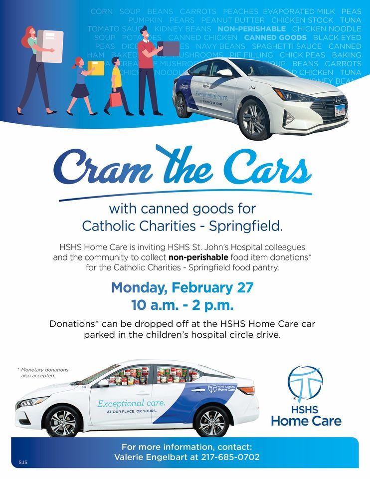 Cram the Car- HSHS St Johns Hospital | HSHS St. John's Hospital ...