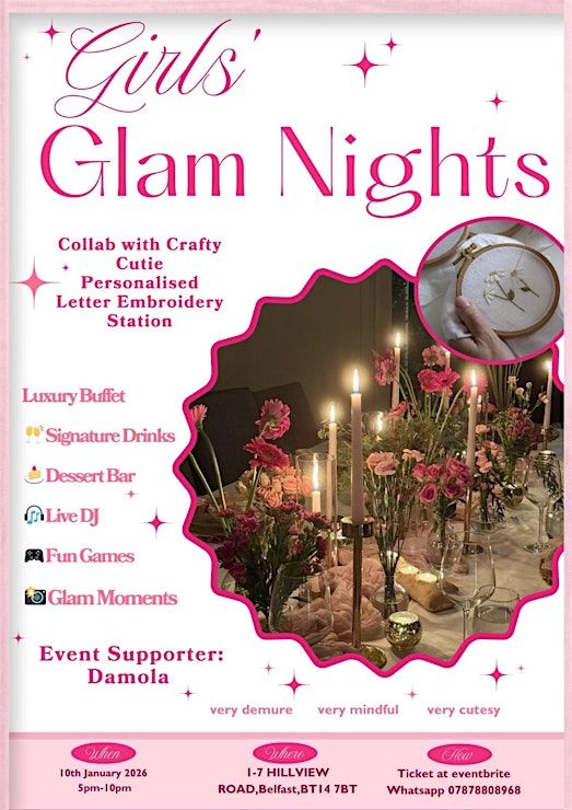 GIRLS GLAM NIGHT: HER ERA 2026 (10TH JAN 2026) TICKET ONLY EVENT!! at 1 ...