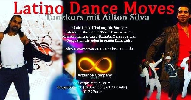 Latino Moves- Tanzkurs in Berlin Mit Ailton Silva | ARTDANCE TANZSTUDIO, Berlin, BE | January 10 ...