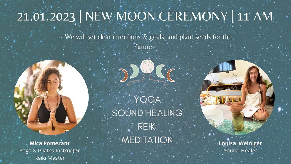 New Moon - Yoga & Sound Healing at MyWellness TLV - Yoga & Pilates ...