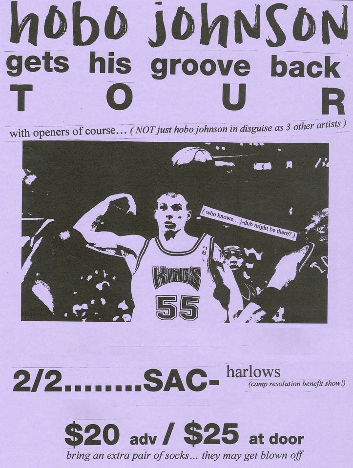 SOLD OUT: Hobo Johnson: A Benefit for Camp Resolution at Harlows ...