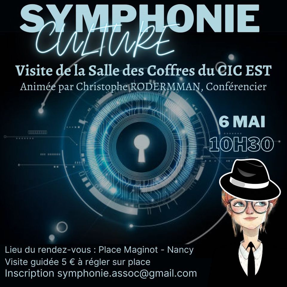 Symphonie se faufile dans la salle des Coffres du CIC at Nancy Banque ...