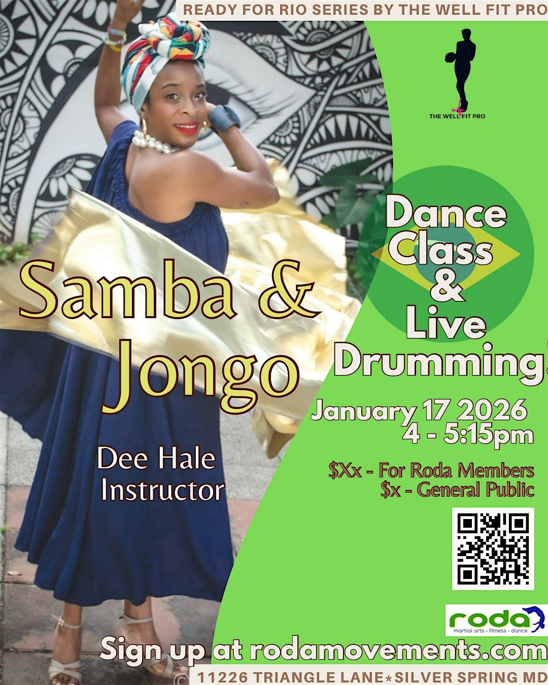 Samba and Jongo with Dee Hale! at 11226 Triangle Ln, Silver Spring on ...