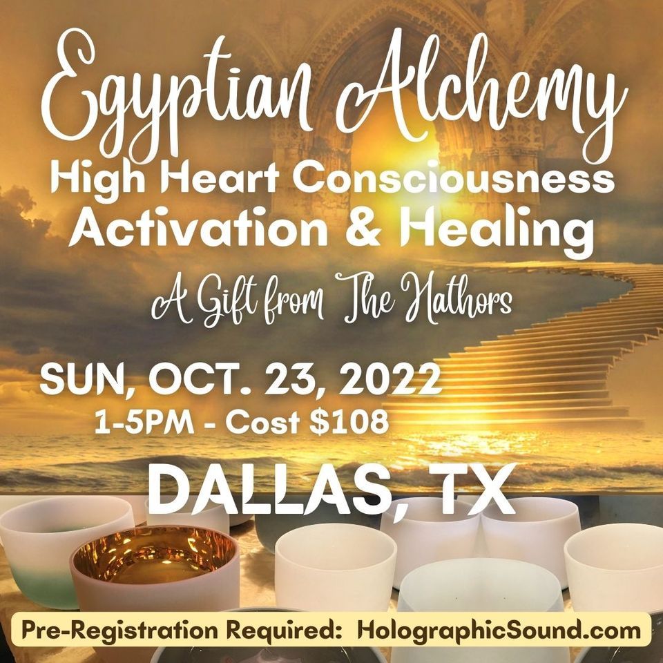 Egyptian Alchemy High Heart Consciousness Activation & Healing ...