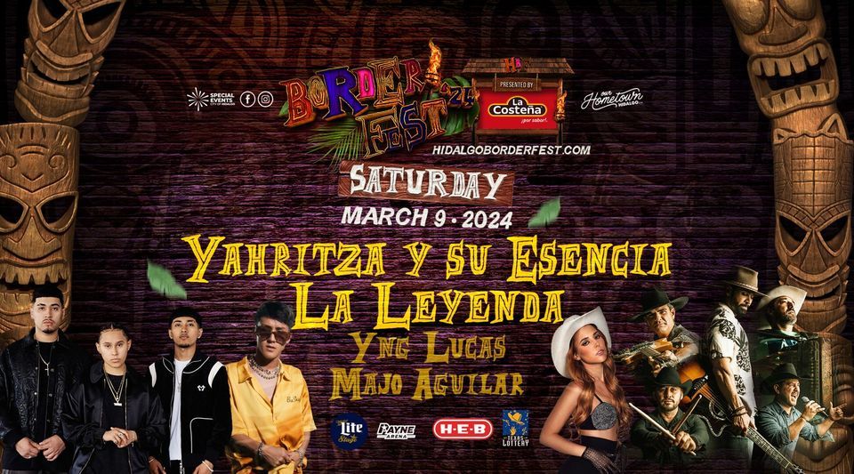 Hidalgo Borderfest 2024 - Miller Lite Main Stage Music Entertainment at ...