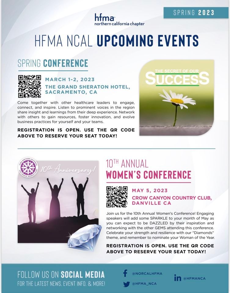 HFMA Northern California Spring Conference 2023 | Sheraton Grand ...
