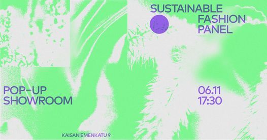 Sustainable Fashion Panel + Pop Up Showroom at Nordisk kulturkontakt ...