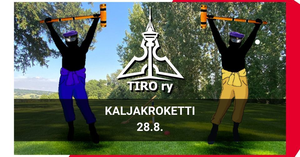 TIRO ry - Kaljakroketti 2022 at Hälläpyöränkatu 3, FI-33540 Tampere ...