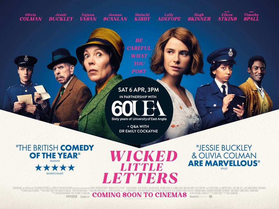 Wicked Little Letters + Q&A with Dr Emily Cockayne (15) | Cinema City ...