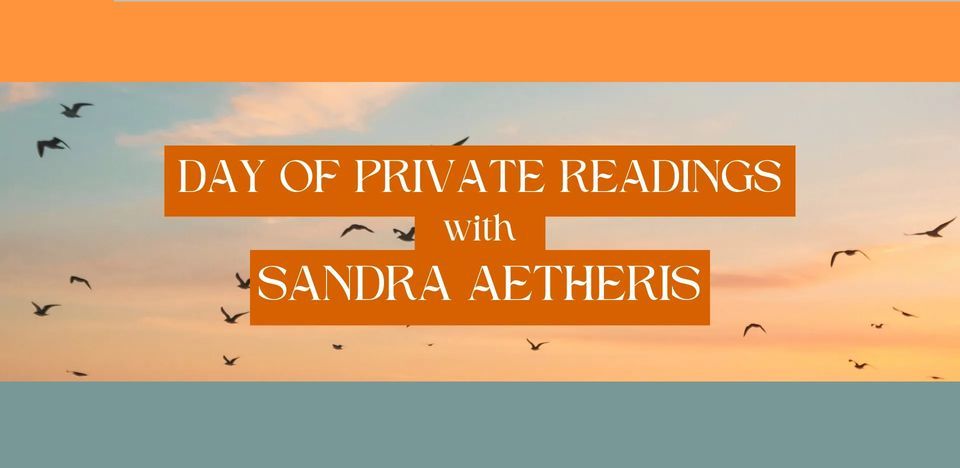 Day of Private Readings | Sandra Aetheris | In Centre | Arthur Conan Doyle Centre, Edinburgh, SC ...