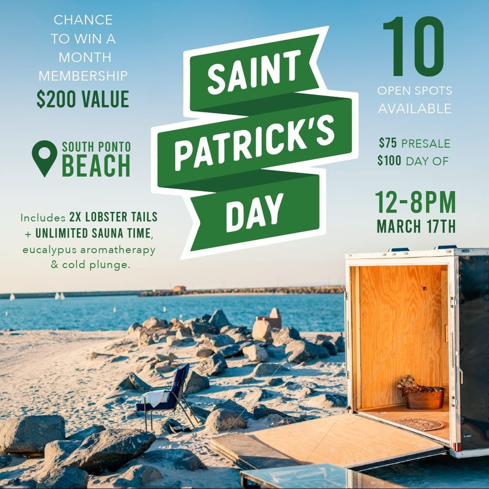 St. Patricks Beach Sauna & Lobsters ? | South Ponto Beach, Carlsbad, CA ...
