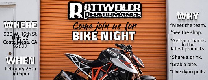 Rottweiler Performance - Bike Night 2022 at Rottweiler Performance ...