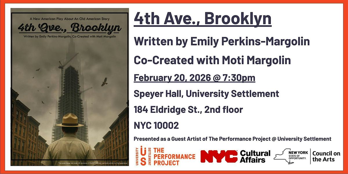 "Fourth Avenue (Brooklyn)" at Speyer Hall, New York on 20th February, 2026