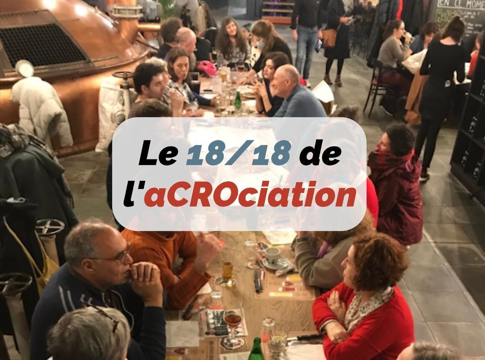 Le 18/18 de laCROciation : faisons le pont ensemble at L'Ours Mal Léché - Bar, Strasbourg on ...