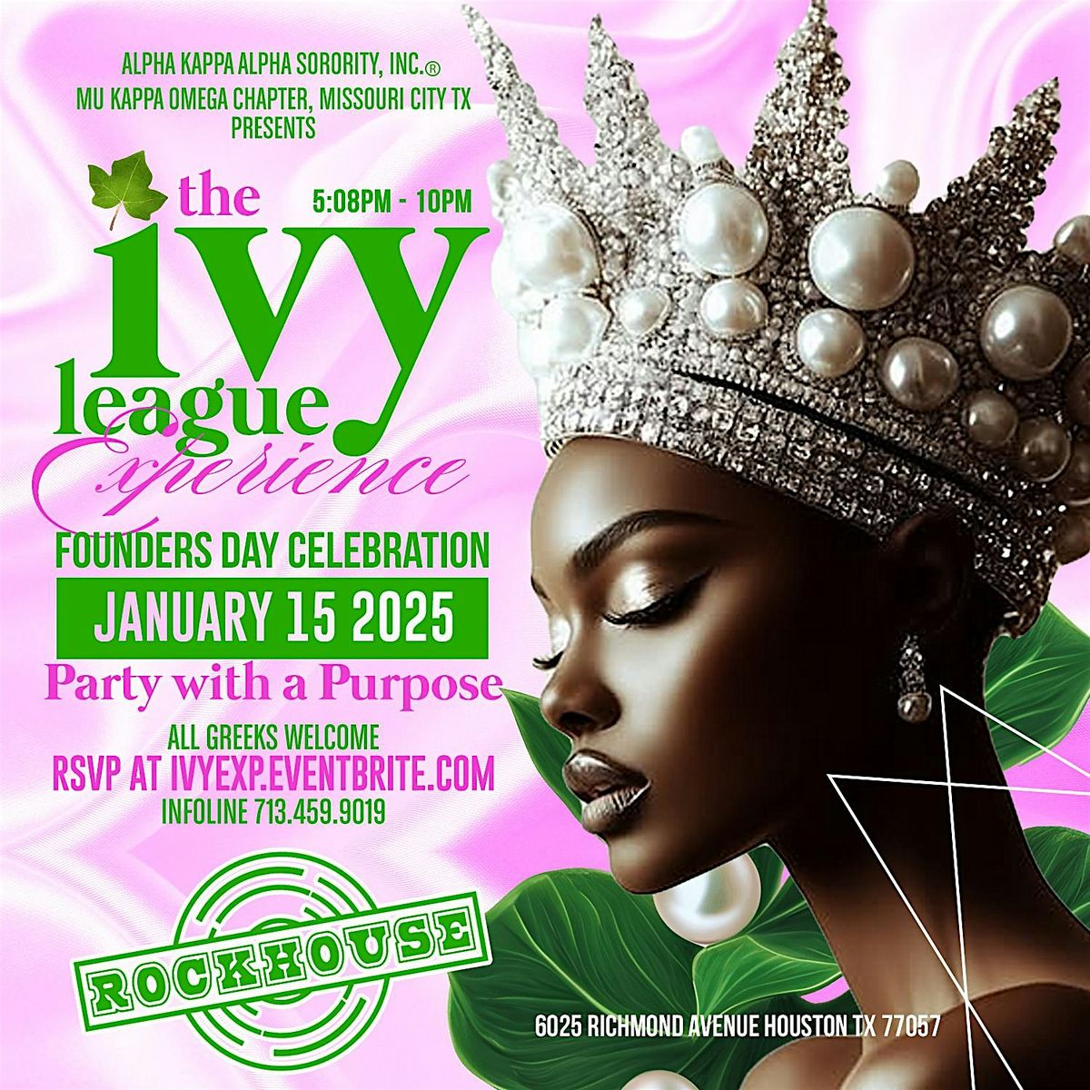 Alpha Kappa Alpha IVY LEAGUE EXPERIENCE Thursday Jan 15th 2026 at ...