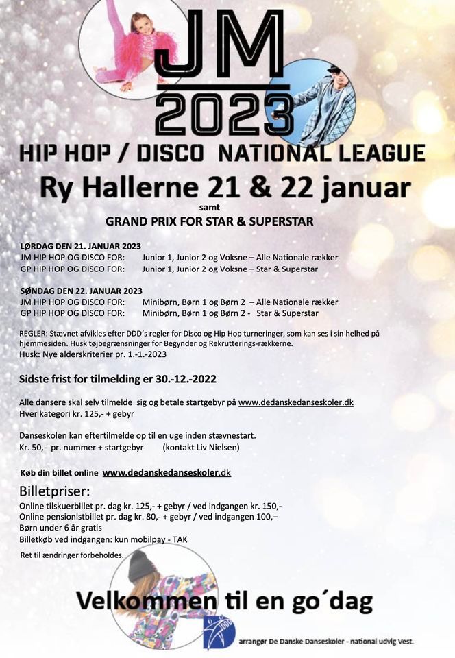 JM 2023 - HIPHOP/DISCO National League samt Grand Prix for Star og Superstar at Ry Hallerne ...