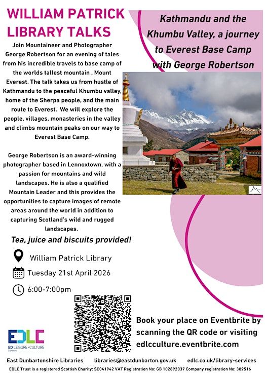 William Patrick Library Talks: A Journey To Everest With George ...