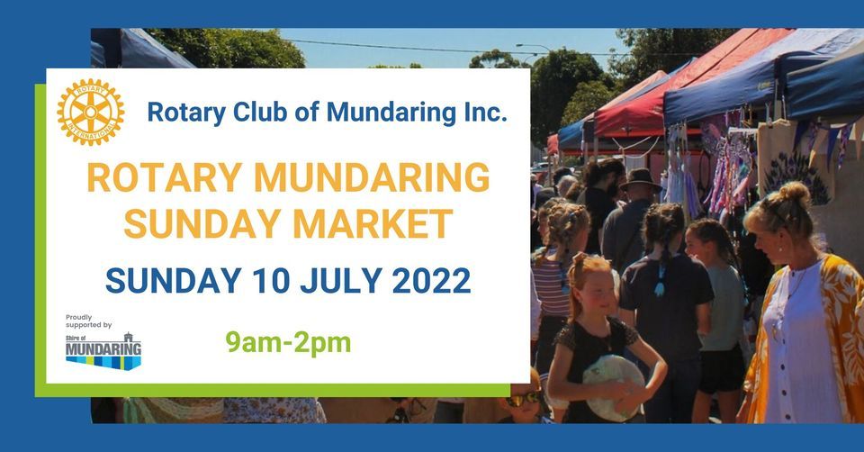 Rotary Mundaring July Sunday Market | Mundaring Markets, Henley Brook ...