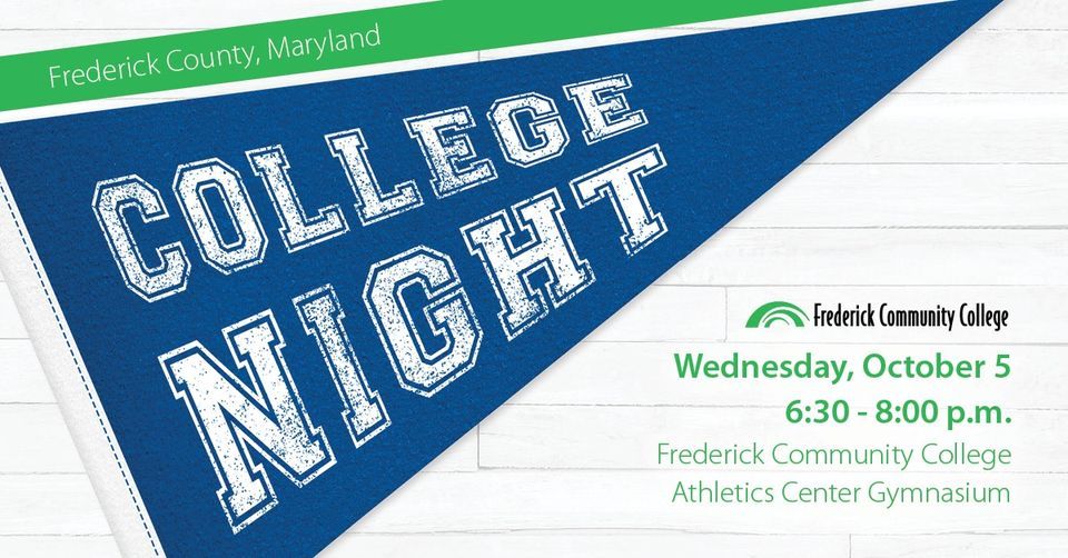 Frederick County College Night at Frederick Community College on 5th ...