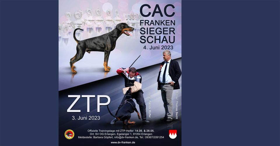 #ZTP & CAC-Frankensiegerschau 3. + 4. Juni 2023 mit Richter Thomas ...