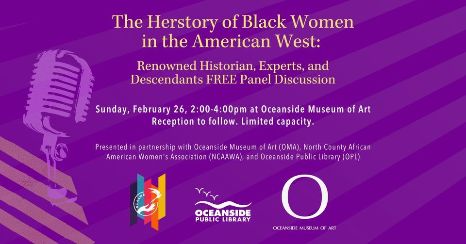 Free Panel Discussion | The Herstory of Black Women in the American ...