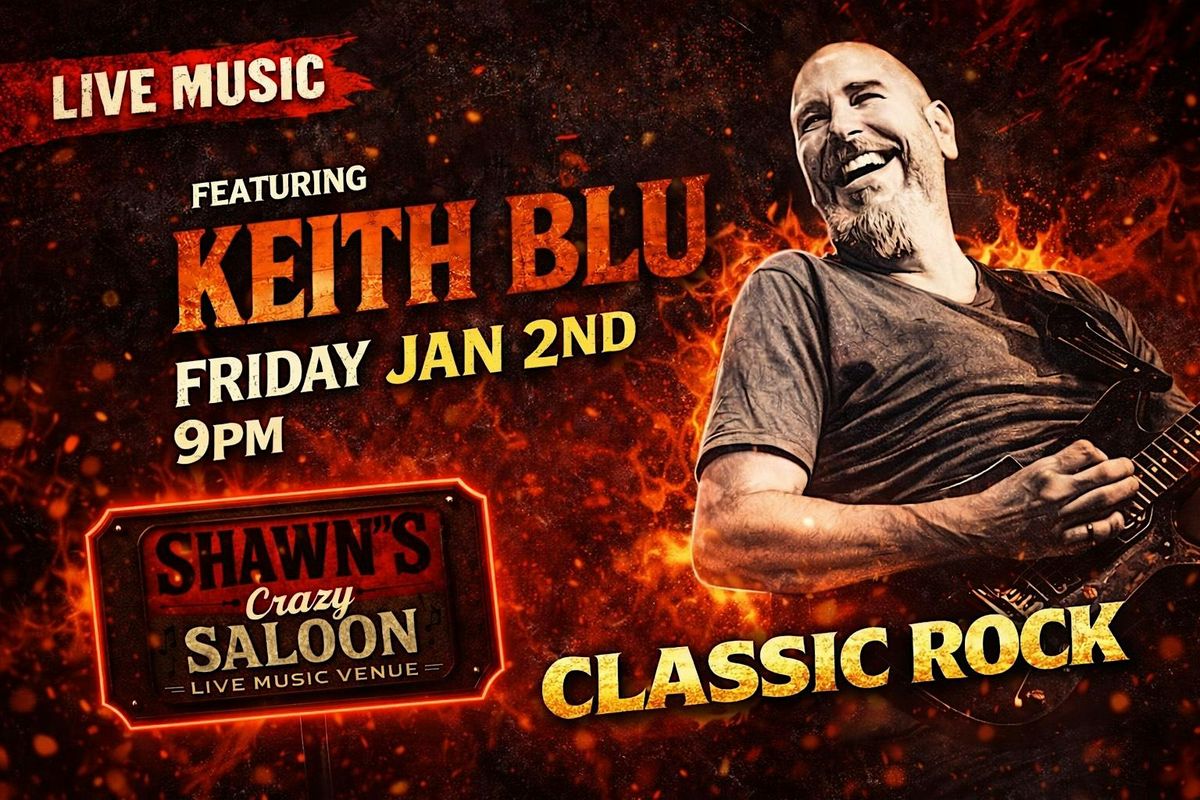 Keith Blu at Shawn's Crazy Saloon, North Arlington on 2nd January, 2026