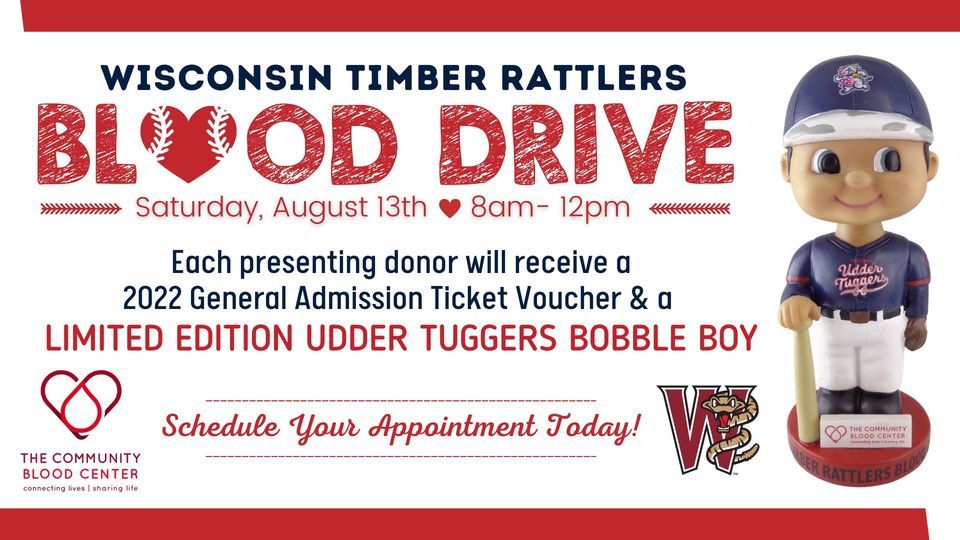 Timber Rattlers Blood Drive at Wisconsin Timber Rattlers, Appleton on ...
