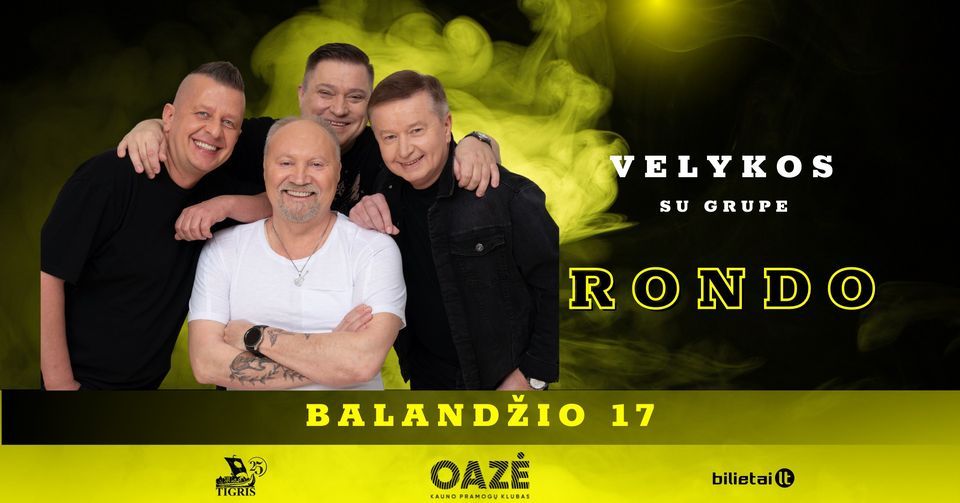 Velykos su grupe RONDO at Kauno OAZĖ, Kaunas on 17th April, 2022