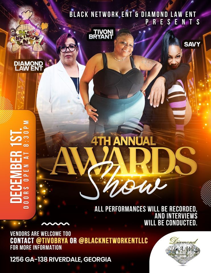 Black Network ent Awards/Fashion show | Good Vybz Event Hall ...