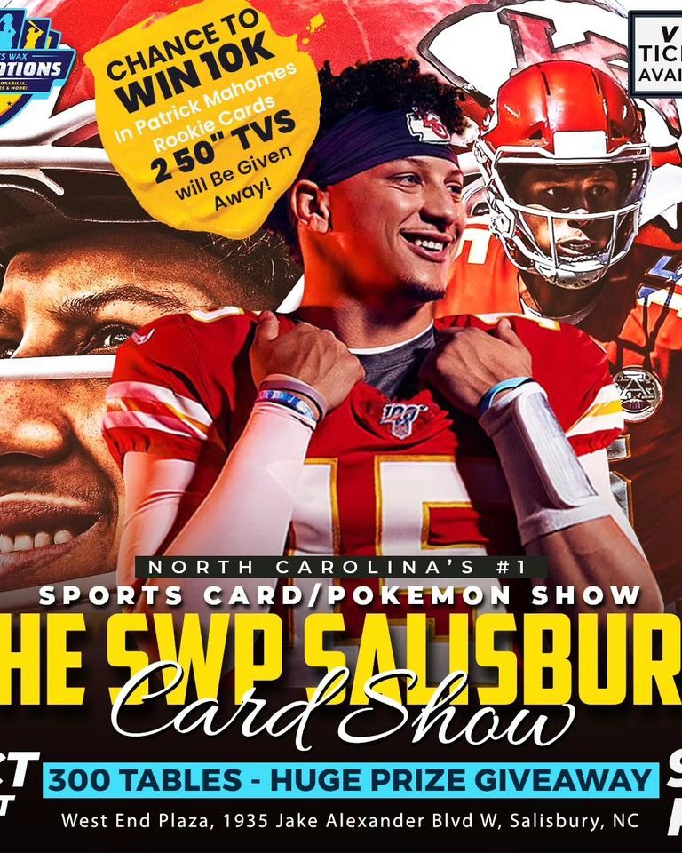 The SWP Salisbury Card Show | 1935 Jake Alexander Blvd W, Salisbury, NC ...