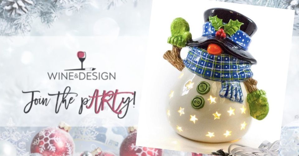 SIP & CRAFT! NEW!! CERAMIC LIGHT UP SNOWMAN | Only 2 tickets left at ...