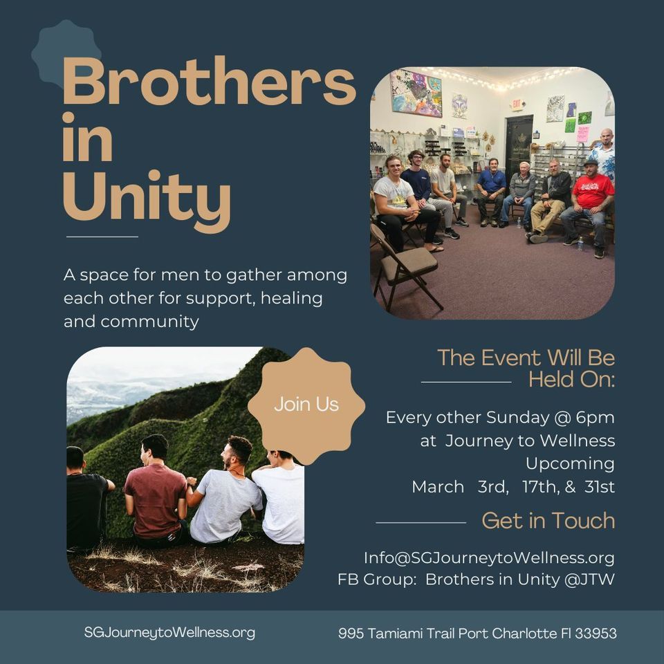 Brothers in Unity: A Mens Gathering at 995 Tamiami Trail, Suite B, Port ...
